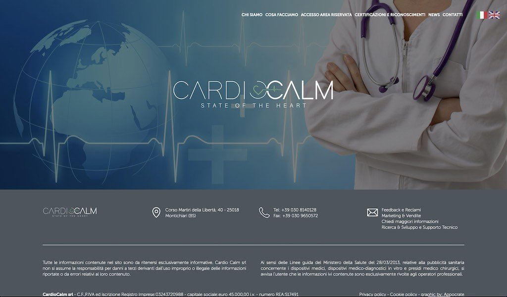 Cardiocalm - Cliente di Seometrics.it